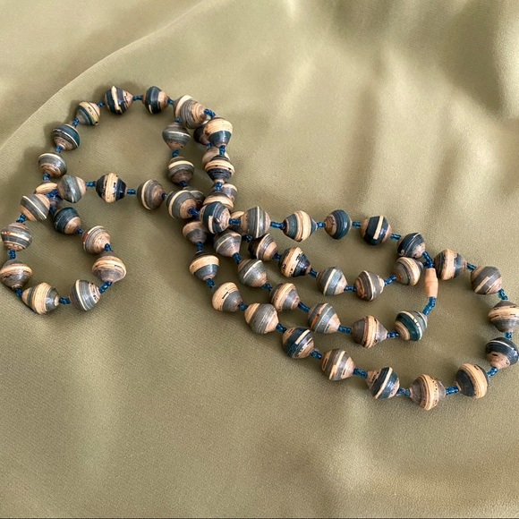 Hand Crafted | Jewelry | Tanzanian Magazine Bead Tribal Necklace | Poshmark
